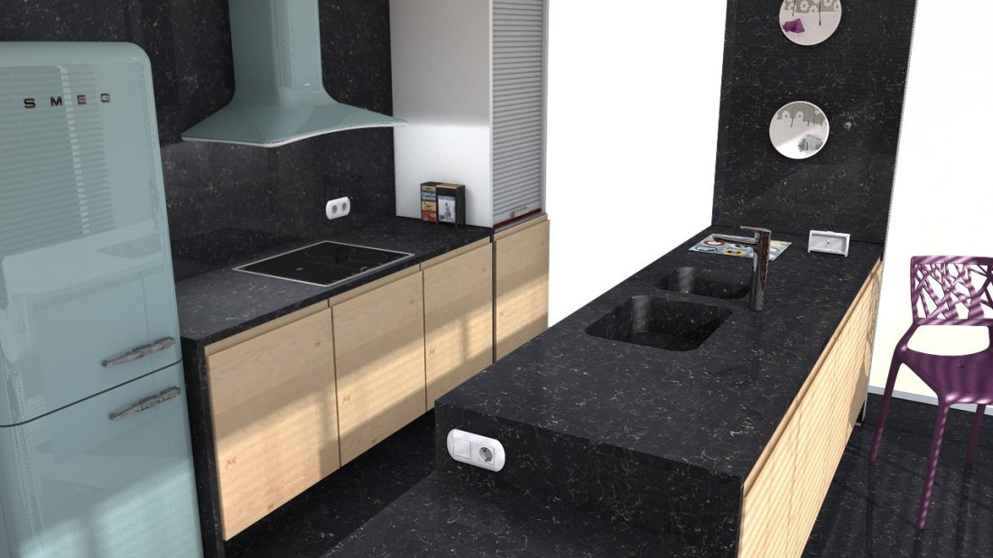 Plan de travail Quartz Silestone Doradus - Megastone
